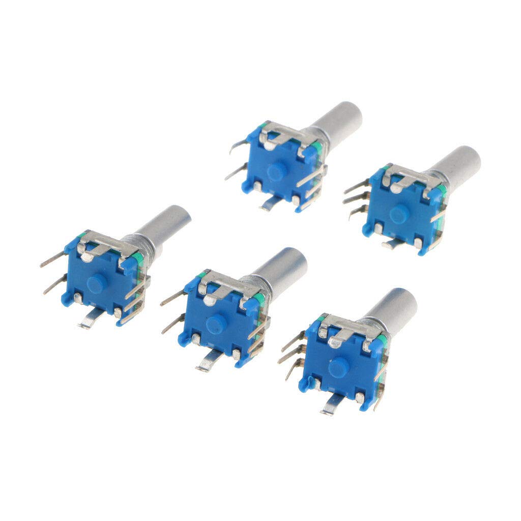 EC11 Rotary Encoder Audio Digital Potentiometer w/Switch -Pack of 5 ...