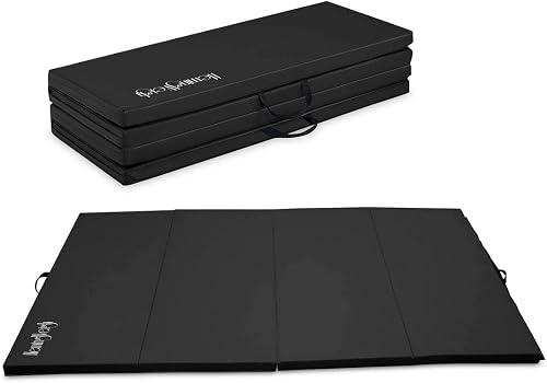 Hemingweigh - Alfombrilla de gimnasia plegable de tres pliegues para ...