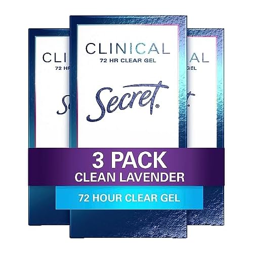 Amazon.com : Secret Clinical Strength Clear Gel Antiperspirant and ...