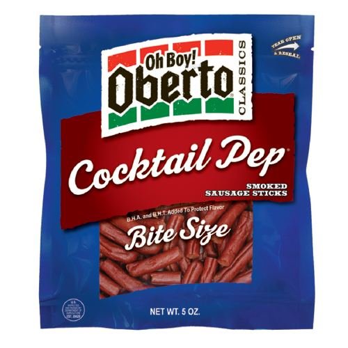 Amazon.com: Oh Boy! Oberto Classics, Cocktail Pep, Bite Size Smoked ...