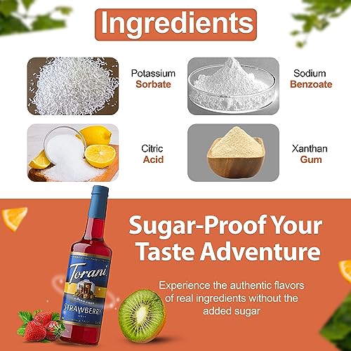 Snapklik.com : Torani Sugar-Free Syrup Trio - Coconut, Strawberry ...