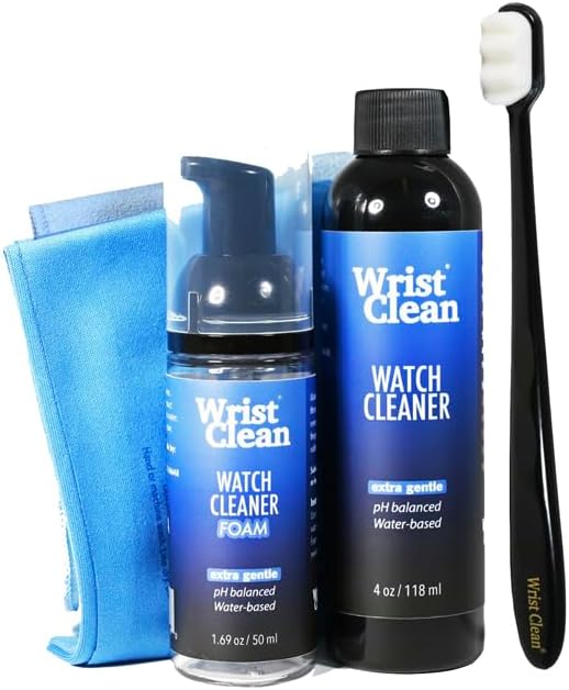 Watch Cleaning Kit - Watch Cleaner 50ML Foam & 4oz Refill - Includes 2 ...