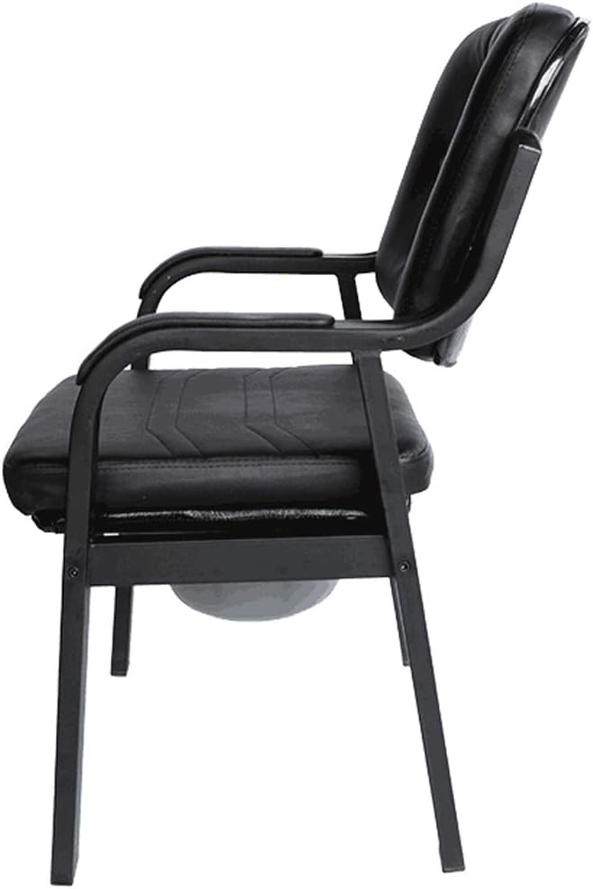 Deluxe Comfort Commode with Padded Seat Heavy Duty Bedside Commode ...