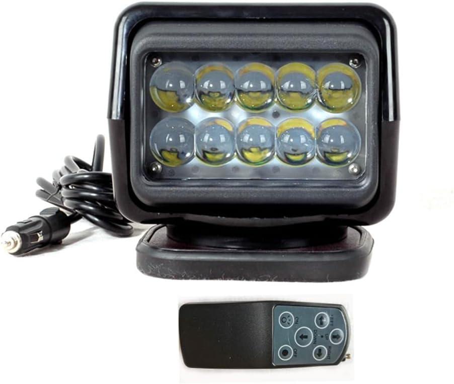 Amazon.com: FSYF 50w Led Search Light 360 Degrees Marine Remote Control ...