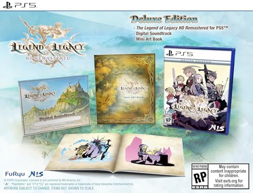 Jogo The Legend of Legacy HD Remastered - Deluxe Edition - PS5 / PlayStation 5 : Amazon.com.br ...