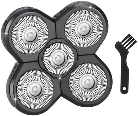 Amazon.com: 5 Men's Electric Shaver Replacement Heads, Razor Head ...