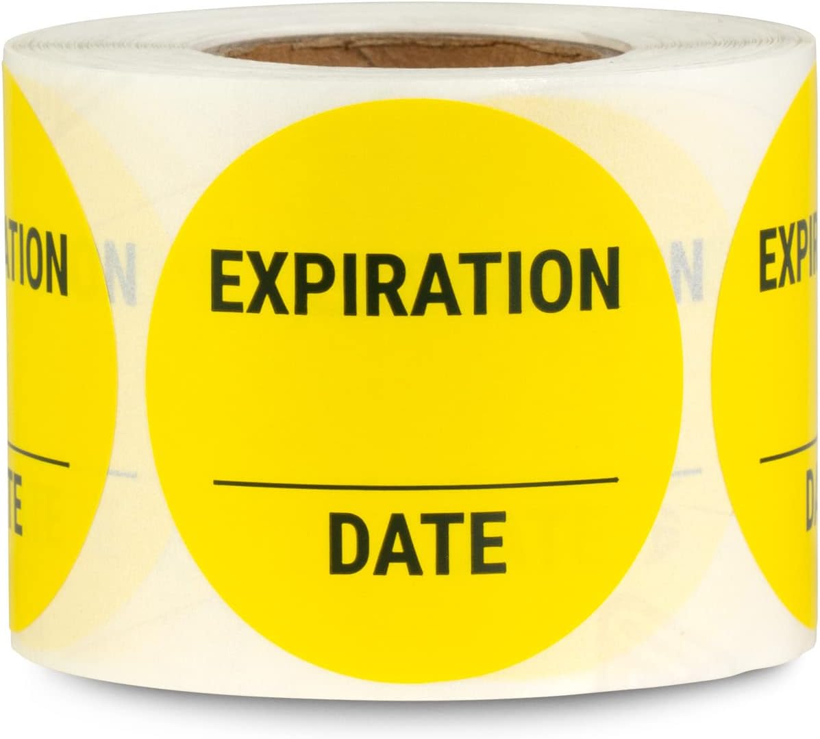 Amazon.com: 300 Expiration Date Stickers, 1.5" Circle Dot Small Blank ...