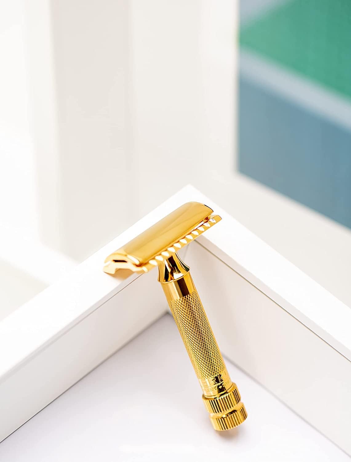 Merkur 34G Gold Plated Safety Razor – No Blades Included – BigaMart