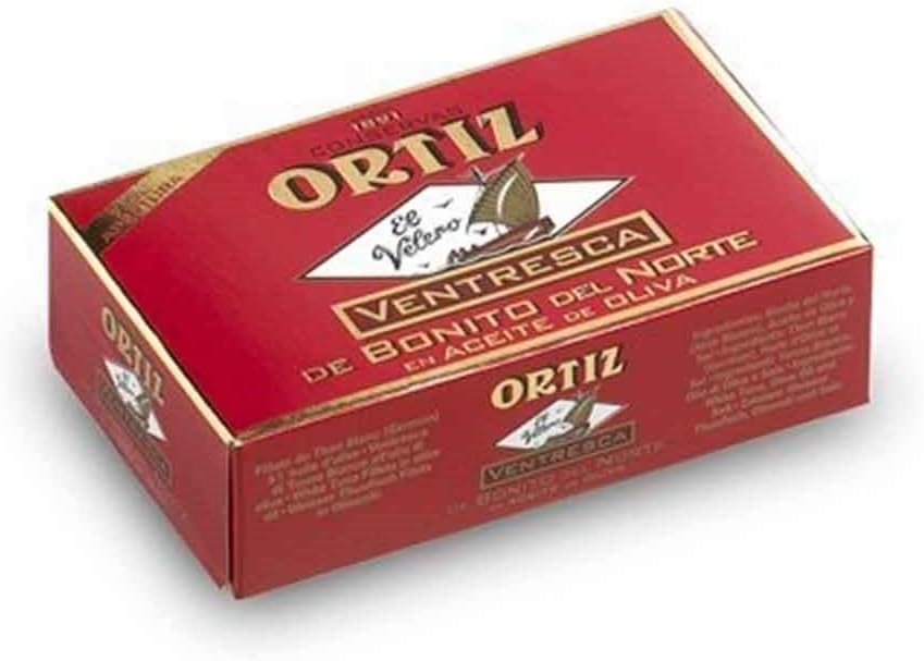 Amazon.com : Ortiz Ventresca White Tuna Belly in Olive Oil, Tender ...