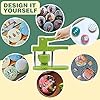 Amazon.com: Happizza Button Maker Machine Multiple Sizes, Pin Maker ...