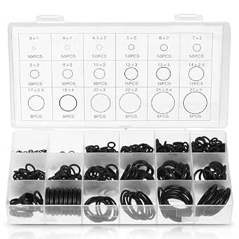 Rubber O Rings Assorted 480 Pcs O Rings Gasket Kit Kitchen Tap Washers ...