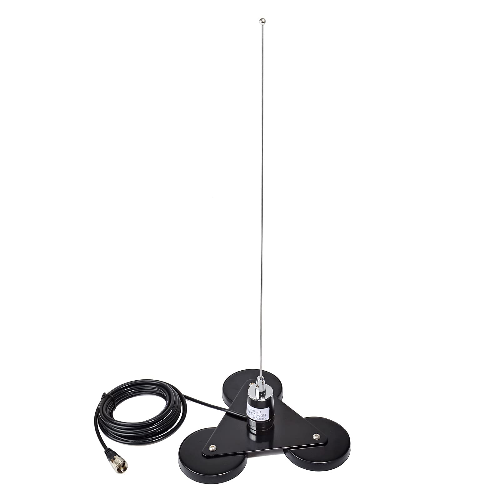 Amazon.com: TWAYRDIO Dual Band NMO Antenna, Triplex Heavy Duty NMO ...