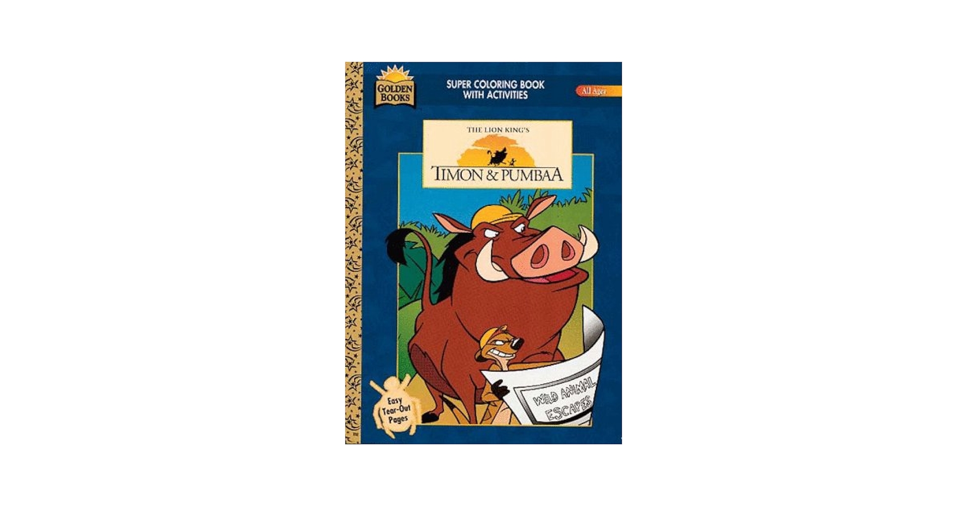 pumbaa and timon coloring pages