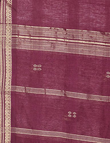 Buy IndusDiva Chirala Cotton Handloom Saree (BLR1640036_Brown_Free size ...