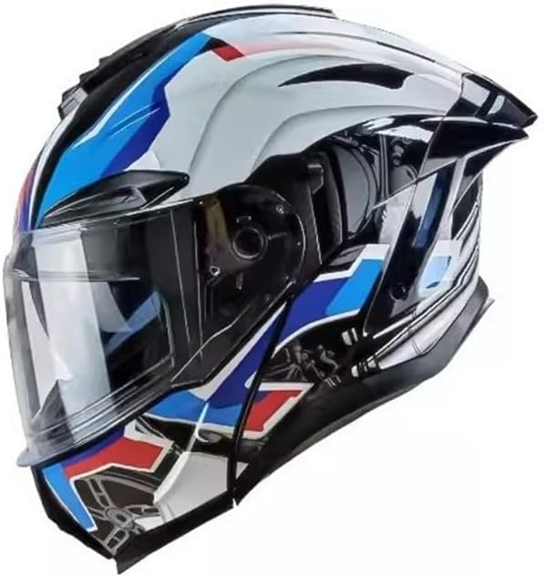 Double Lenses Motocross Helme Modular Helme für Motorrad Crash Helmet ...