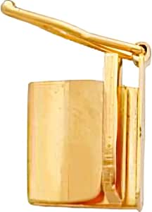 Amazon.com: 14K White Gold Push Button Box Clasp Replacement Tongue 10 ...