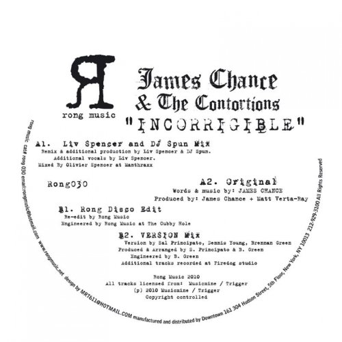 Incorrigible [Clean] by James Chance and The Contortions on Amazon ...