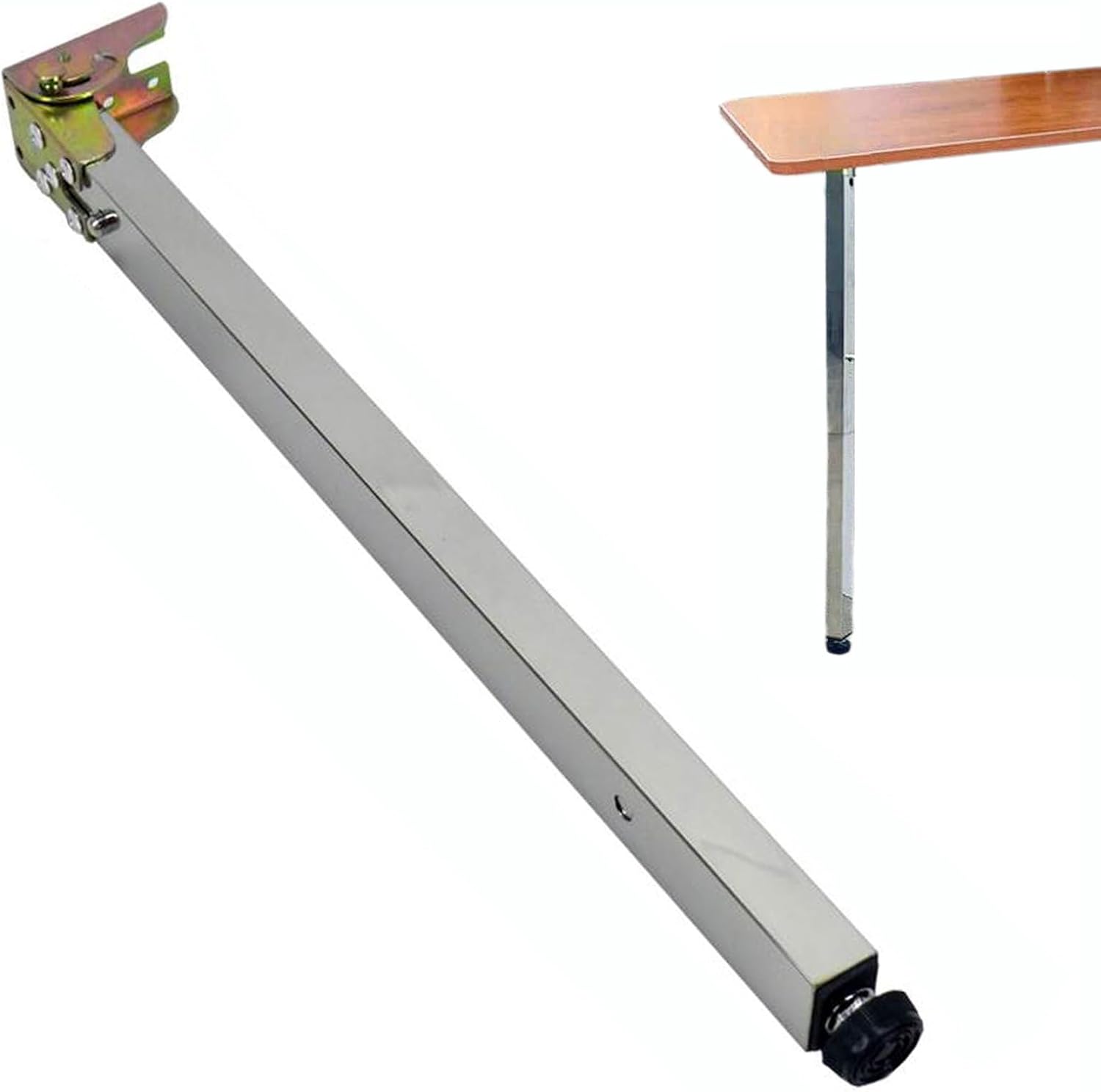 Amazon.com: Adjustable Stainless Steel Table Legs - Folding Metal Feet ...