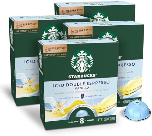 Amazon.com: Starbucks by Nespresso Vertuo, Iced Vanilla, 32-count ...