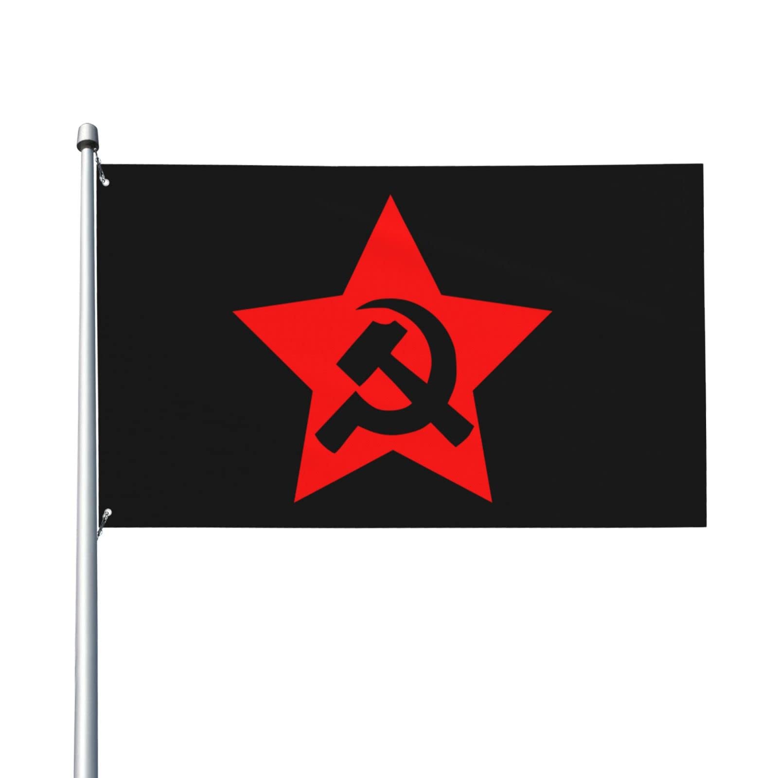 Soviet Hammer And Sickle Flag