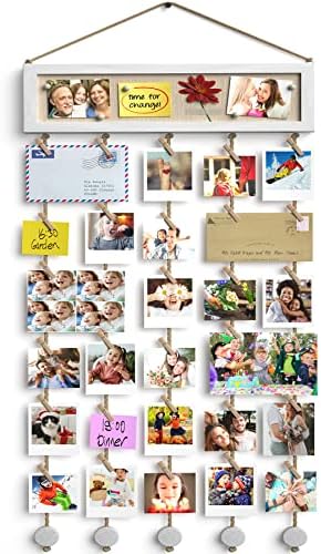 Amazon.com: EXQUIDECA Picture Frames Collage Display Board with 30 ...