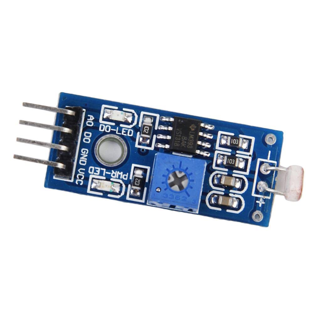 Tiuimk 4-Pin Light Detection Sensor Module for Arduino - Adjustable ...