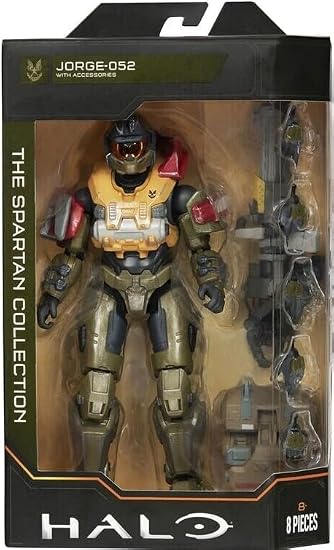 Amazon.com: HALO The Spartan Collection Series 5 Jorge-052 6.5" Action ...