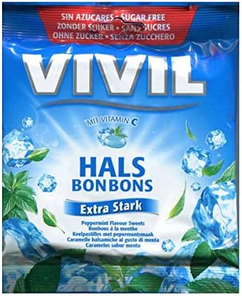 Vivil Sugar Free Peppermint Sweets with Vitamin C - 60g (3 Pack ...