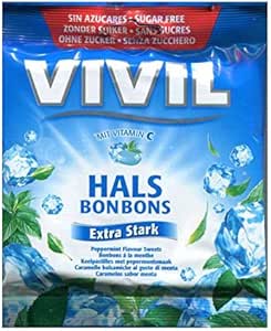 Vivil Sugar Free Peppermint Sweets with Vitamin C - 60g (3 Pack ...