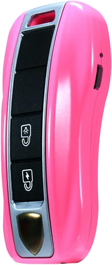 Amazon.com : RECOLORFINE Mini Stun Gun with LED Flashlight (Pink ...