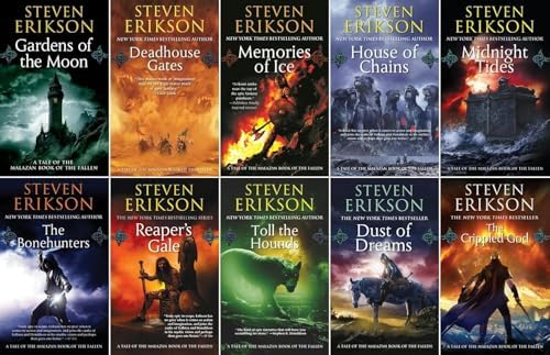 Malazan Book of the Fallen Series 10 Books Set - Gardens of the Moon ...