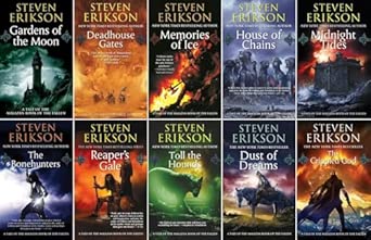 Malazan Book of the Fallen Series 10 Books Set - Gardens of the Moon ...