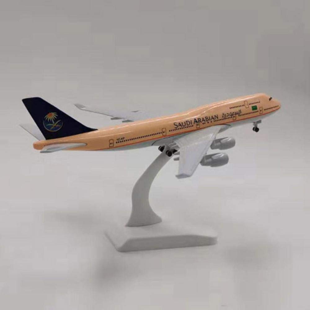 Buy 20CM Boeing 747 Model Saudi Arabian Airlines w Base Landing Gear ...