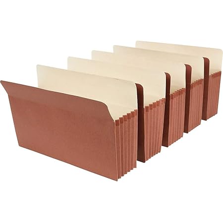 Amazon.com : Staples 418343 Expanding File Pockets 5-1/4-Inch Expansion ...
