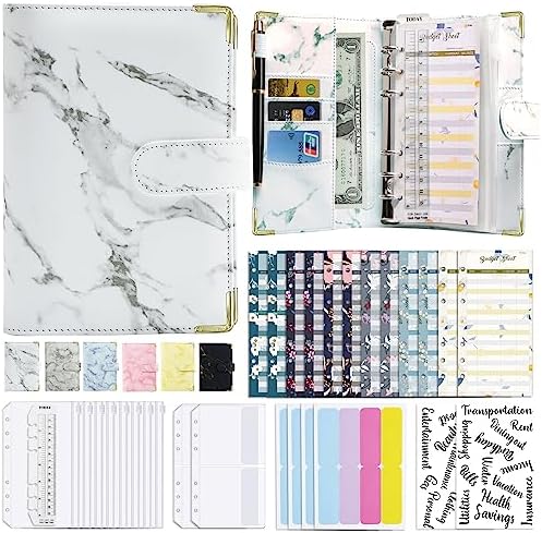 Amazon.com : LXWHYP Money Saving Binder,A6 Budget Planner, Budget Book ...