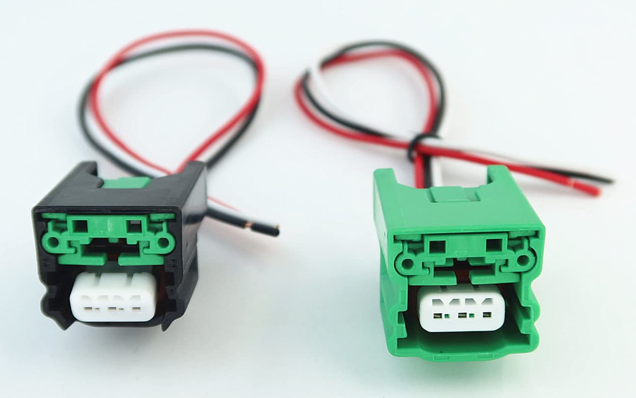 Amazon.com: 2pcs Connector Wire Harness Plug Replacement Pigtail Cable ...
