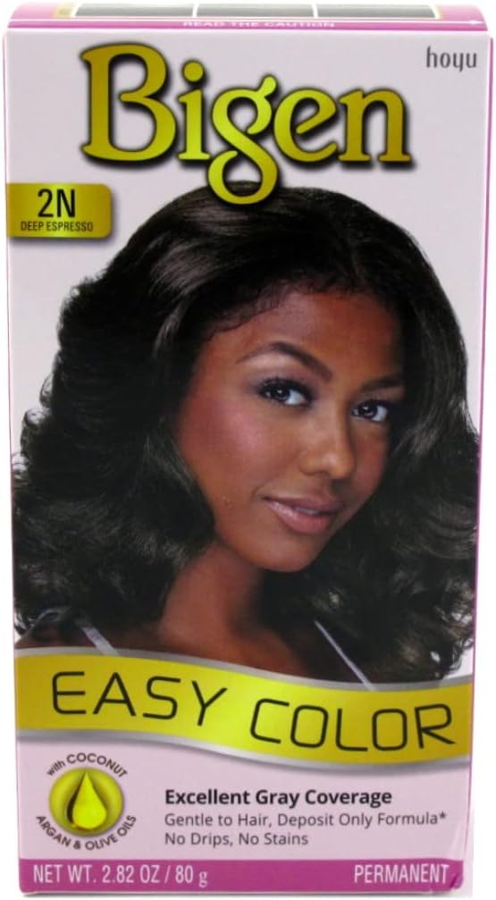 Amazon.com : Bigen Easy Color Permanent Hair Dye with Aloe & Olive Oil ...