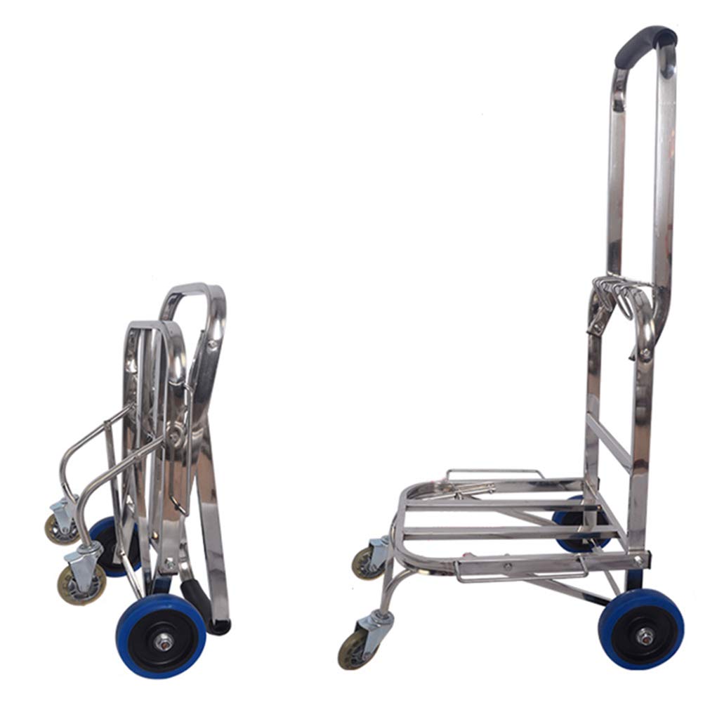 Buy XH-Tool Folding Shopping Cart Extended Handle Stair Climbing Cart ...