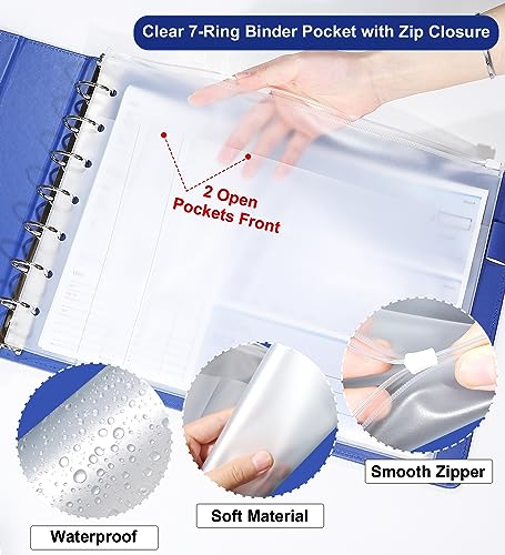 Snapklik.com : SUNEE 7 Ring Check Binder For Business Checks