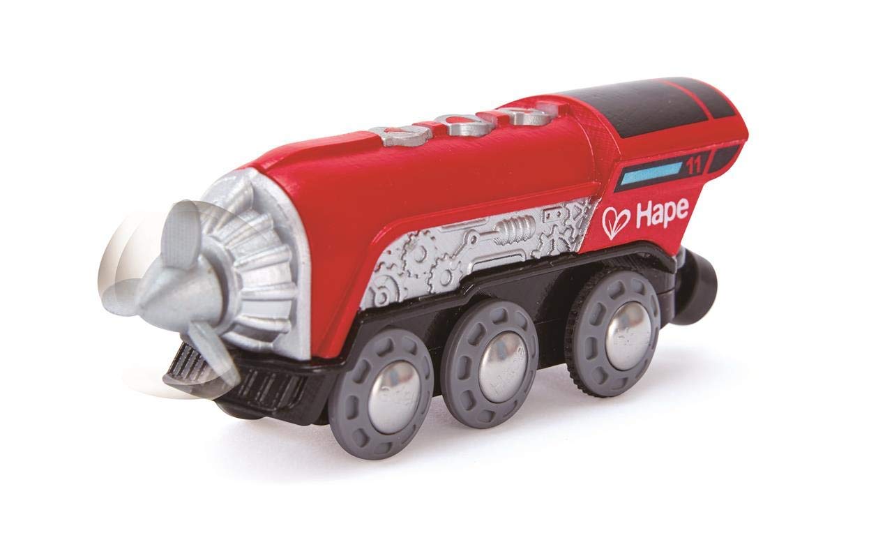 Buy Hape Kids Wooden Railway Propeller Steam Engine Online at Low ...