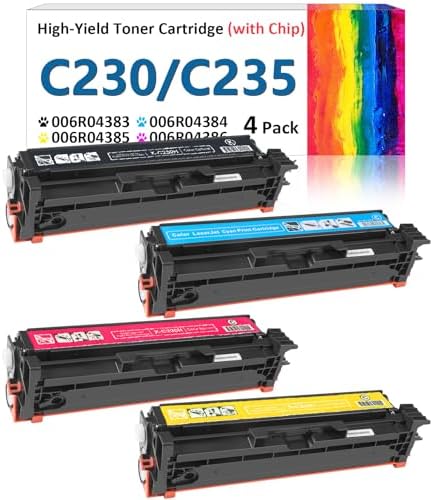 Amazon.com: for Xerox C235 C230 Toner Cartridge (with Chip),Replacement ...