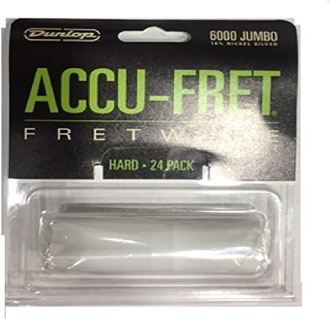 Amazon.com: DUNLOP 6S6130 Accu-Fret Fretwire Jumbo 24 Pack (6130 ...