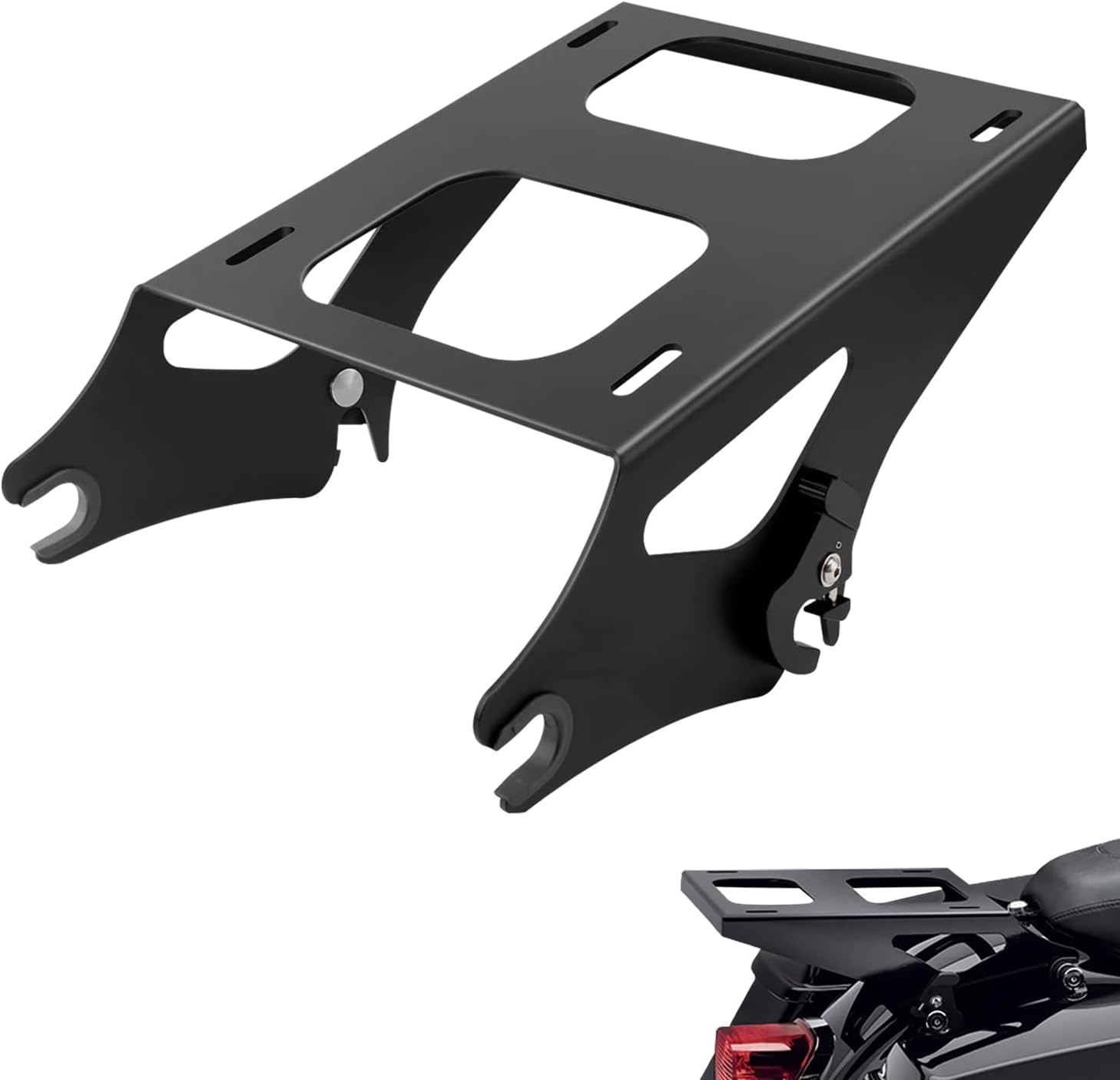 Amazon.com: RVGIVE Tour Pack Mount, Detachable Two Up Harley Tour Pak ...