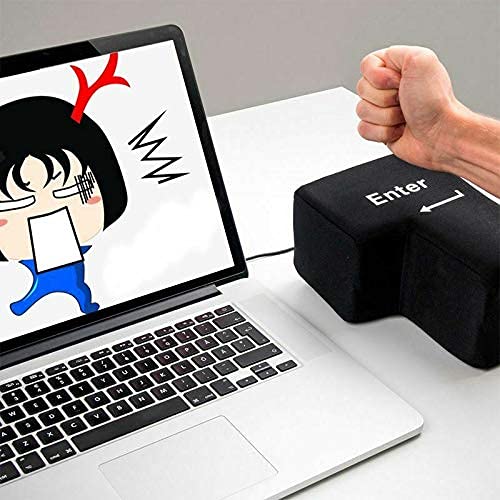 Ubersweet® Imported 1X(Enter Key Pillow, Big USB Enter Button Stress ...