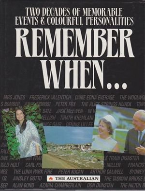 Remember when-: Two decades of memorable events & colourful ...