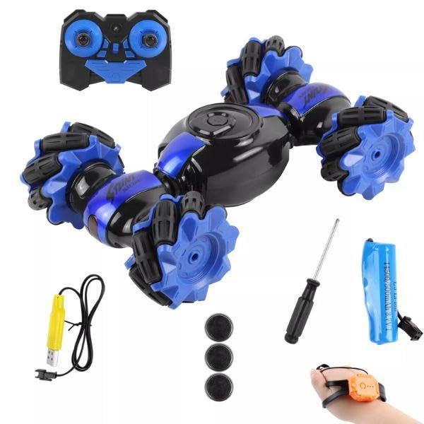 Zyamalox Plastic Remote Control Double Flip Stunt Car, 360 Degree ...