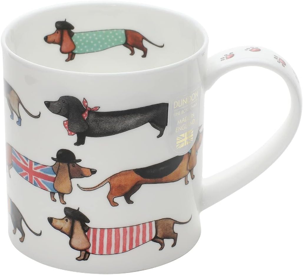 Amazon.com: Dunoon ORKNEY DASHING DOGS SAUSAGE DOG DACHSHUND MUG : Home ...