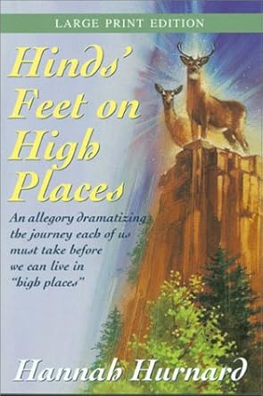 Hinds Feet On High Places Walker Large Print Books Hurnard Hannah