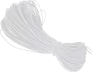 Amazon.co.jp: TKY ショックコード バンジーロープ ゴムロープ 弾性ロープ ゴム紐 ゴム コード ロープ アウトドア キャンプ DIY 10m ホワイト : スポーツ＆アウトドア