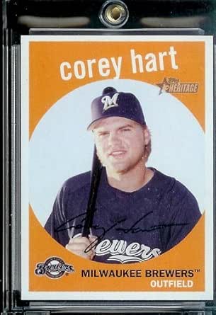 Amazon.com: 2008 Topps Heritage Baseball Card #112 Corey Hart ...
